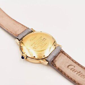 Cartier | Accessories | Cartier Ronde Gold 8kt Vermeil Watch With Box ...